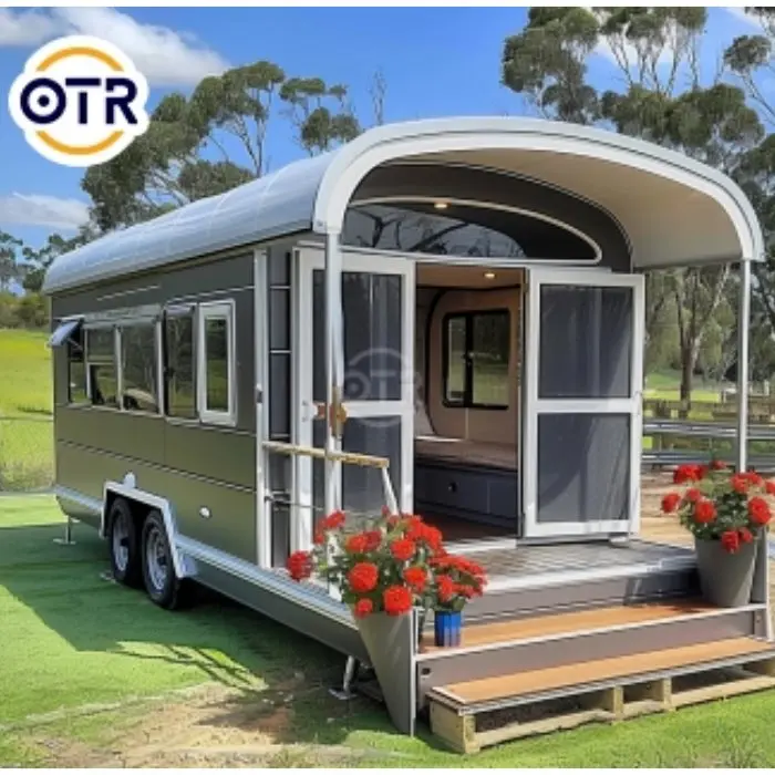 Portable On-Wheels Travel Trailer Home Mobile House for Easy Movement ...