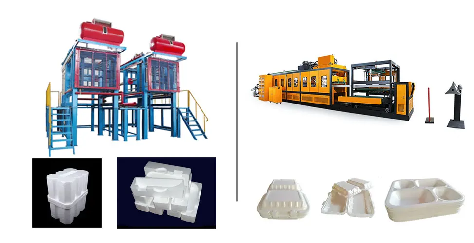 Ps Disposable Food Container Thermocol Plate Making Machine - Buy ...