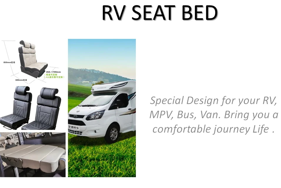 Convertible RV Seats - Foldable Bench Seat for Motorhome