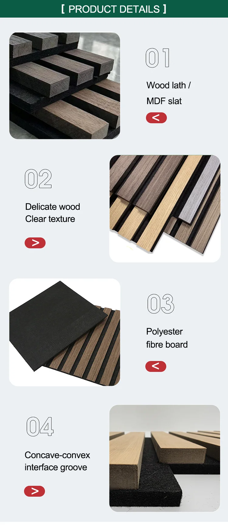 Factory Wholesale Polyester Acoustic Wall Panels Sound-absorbing ...