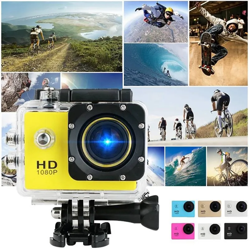 Ultra Hd 4k/30fps Mini Action Camera 2 Inch Display Underwater ...