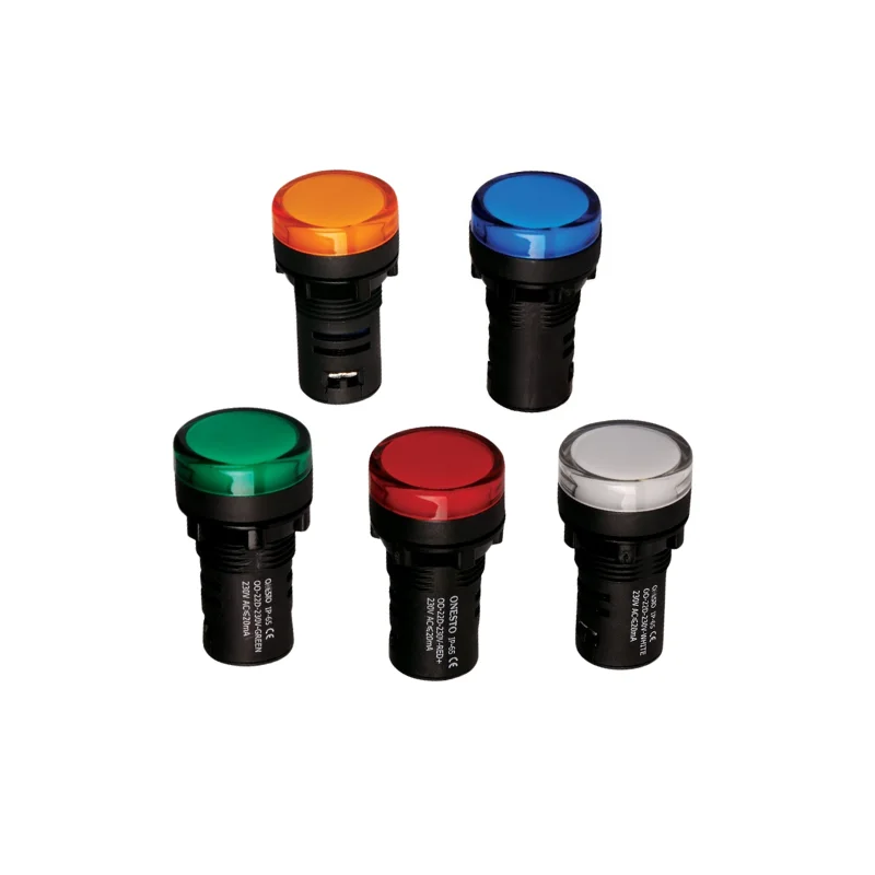 High Quality Industrial LED Light Indicator 22mm Pilot Lights Indicator ...