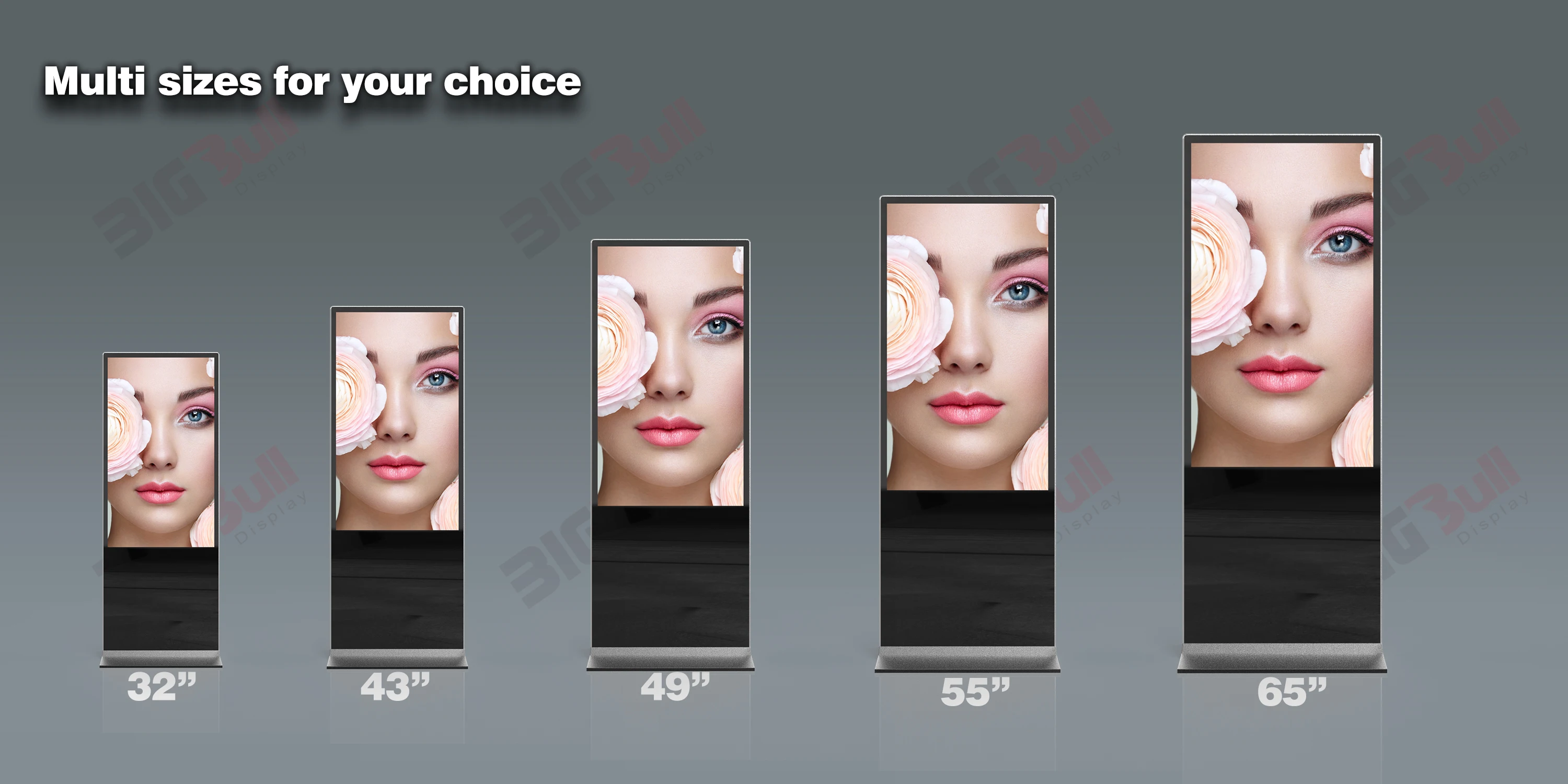 Bigbull 49inch Adplayer Digital Signage - Floor Standing Screen