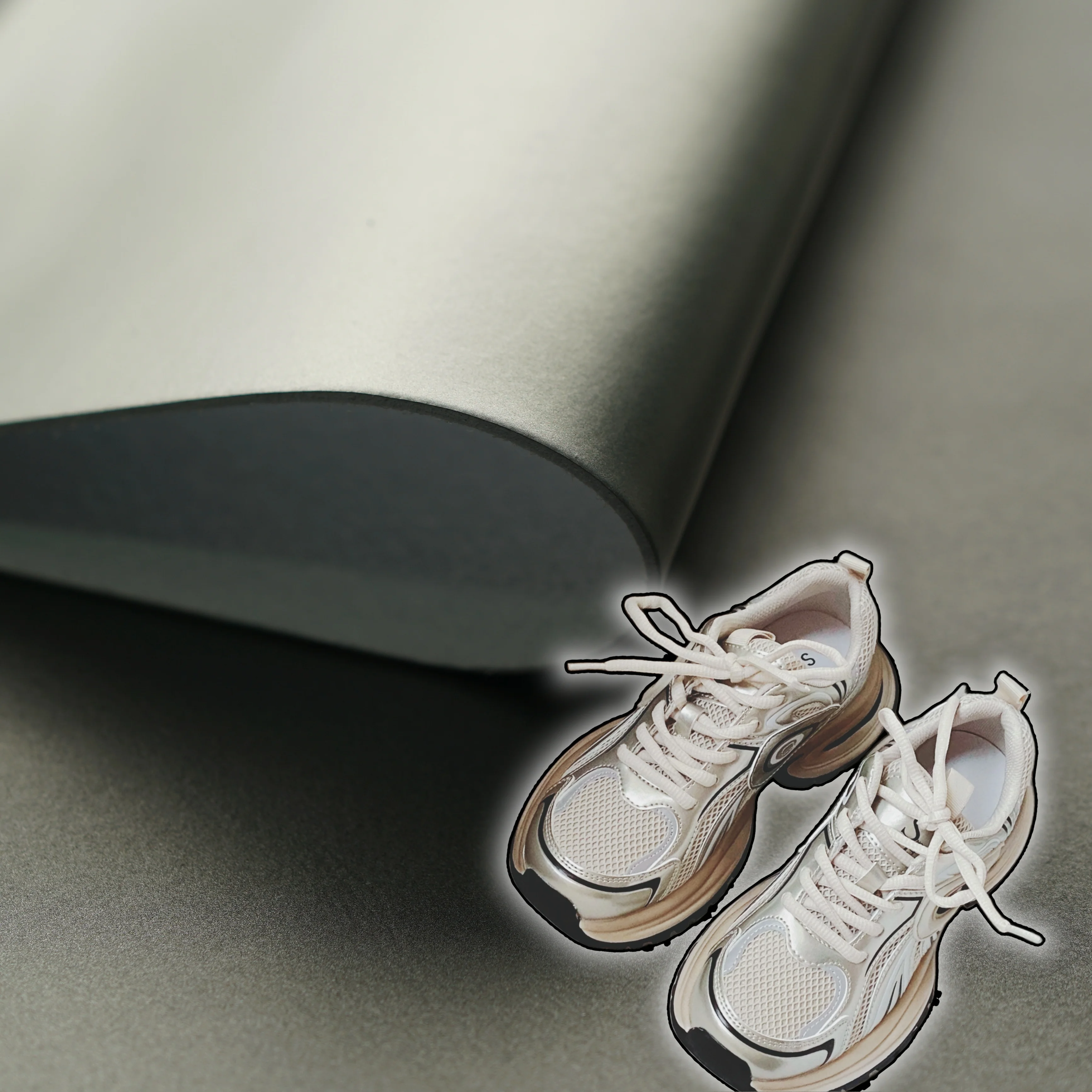 Wdlm Mirror Laser Holographic Reflective Effect Microfibler Pu Leather ...