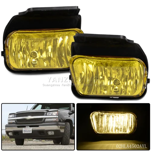 Bumper Fog Lights Lamps Left+right 15190983 15190982 Gm2593127 ...