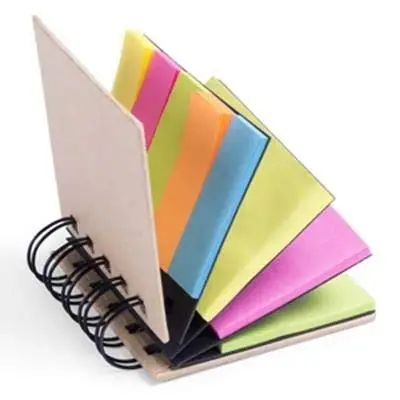 Custom Design Eco Spiral Ring Sticky Notepad Post Notes Sticky Note Set ...
