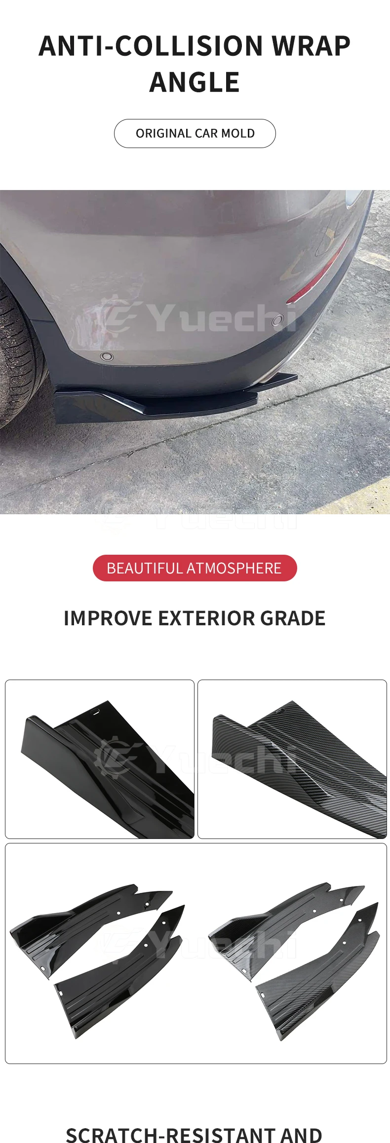 Universal Car Splitters - Protect Your Bumper Style