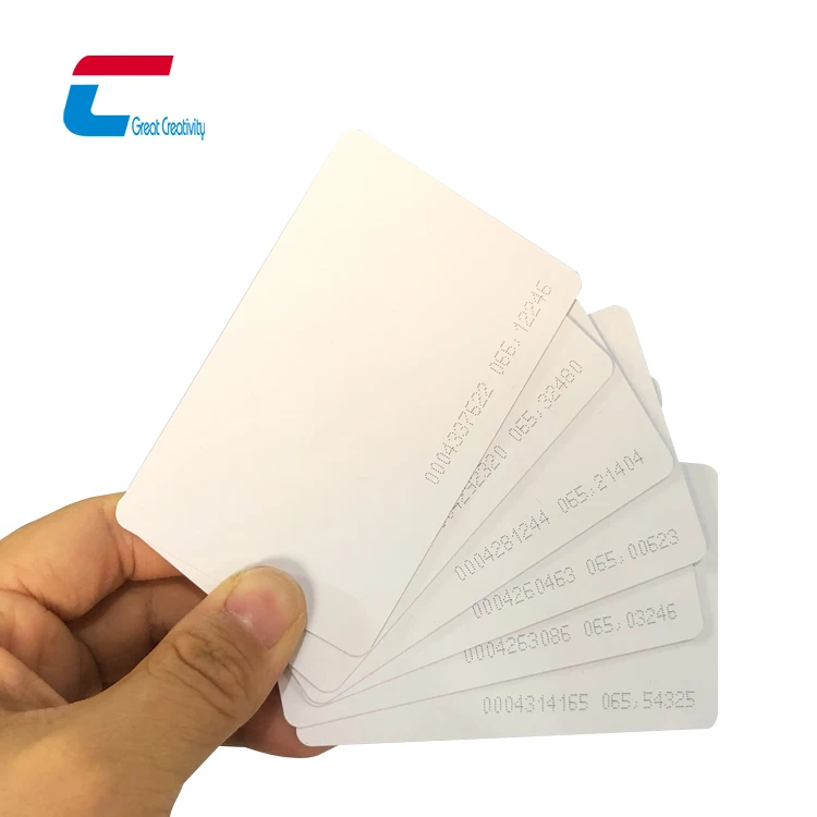 Printable Contactless RFID Access Control ID Card Blank PVC Smart Rfid ...