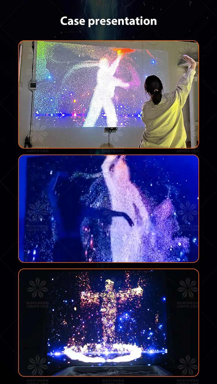 Motion Sensor Interactive Holograms Projector Led Technology ...