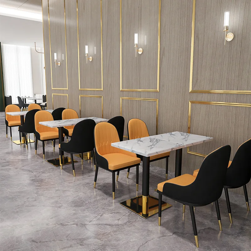 Restaurant Table and Chair Cafe Coffee Shop Restaurant Furniture Luxury ...