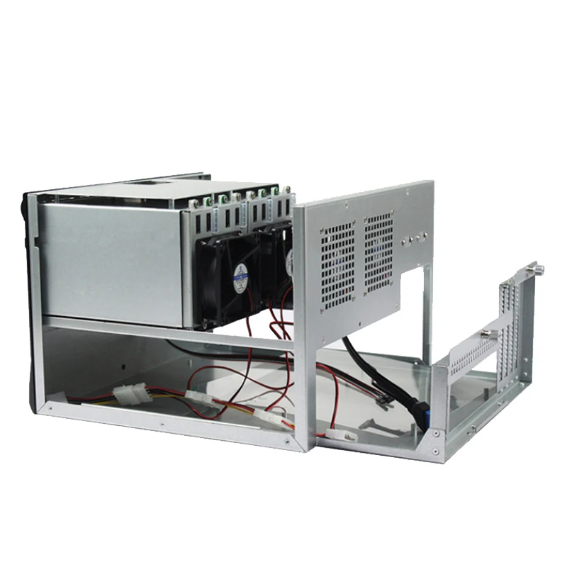 RGEEK HTPC 8 Bays NAS Cloud Storage Server Case - MATX MB Chassis