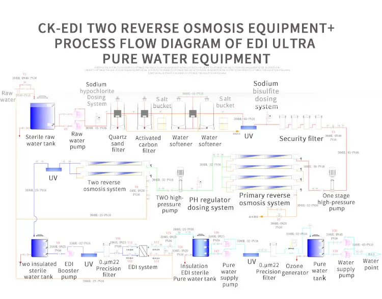 Ro System 1T Edi - Ultra Pure Reverse Osmosis Water Treatment