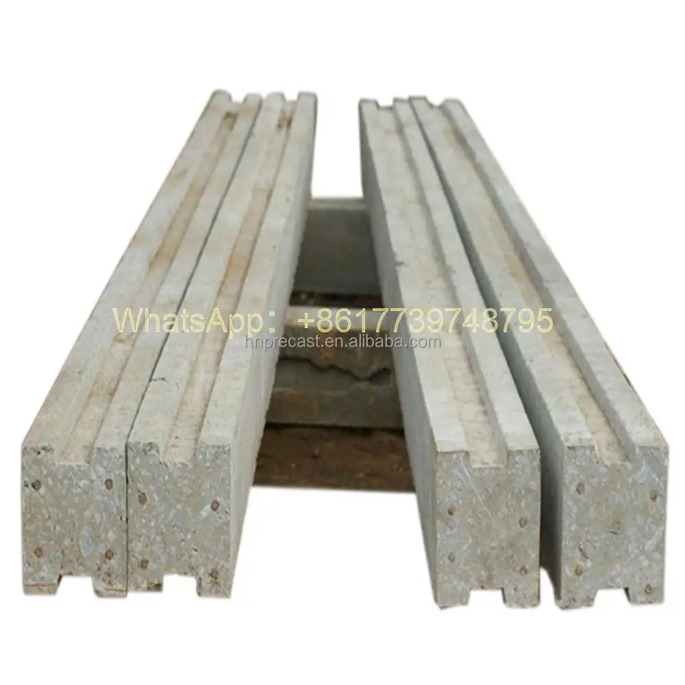 Precast Concrete H Columns Machine For Making Concrete Boundary Wall ...