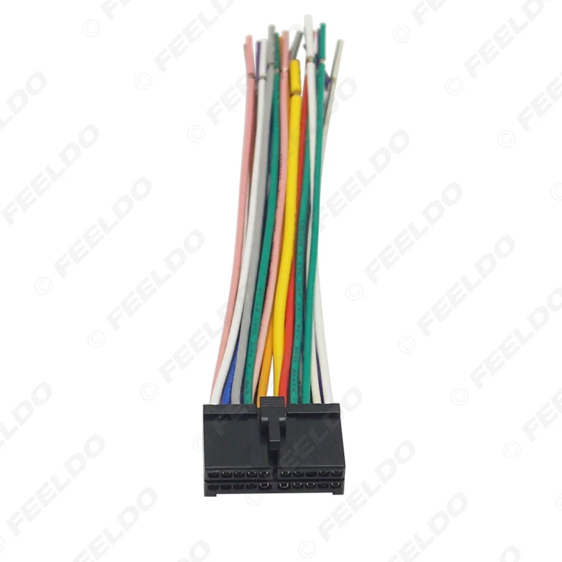 20pin Universal Car Head Unit Stereo Radio Wiring Harness Cable Plug ...