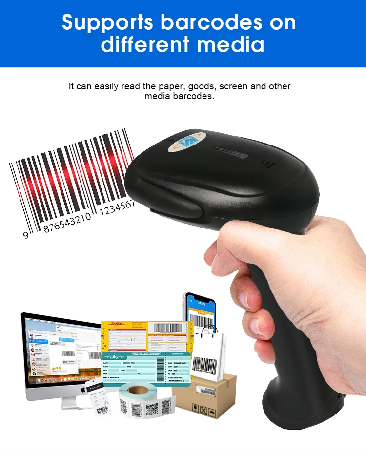 Portable Wireless Bar Code Scanner BT4.0 - DY Scan DS5100C