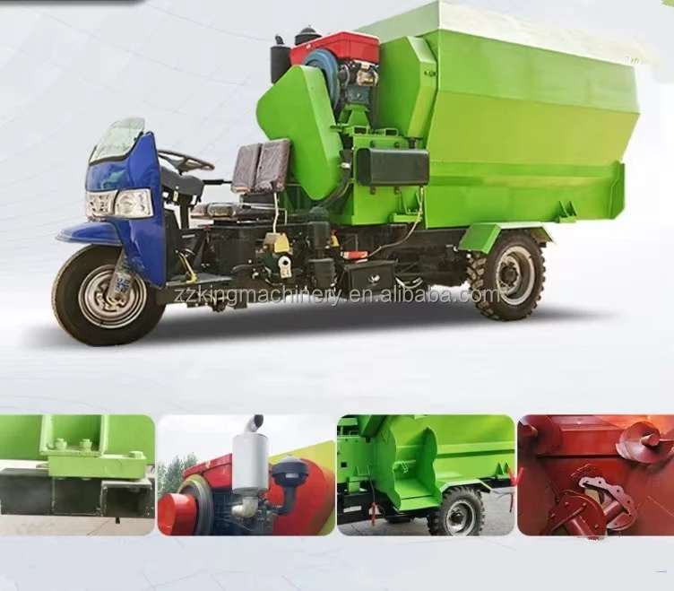 Silage Crushing Mixing Integrated Spreader/Farm Manure Spreading ...