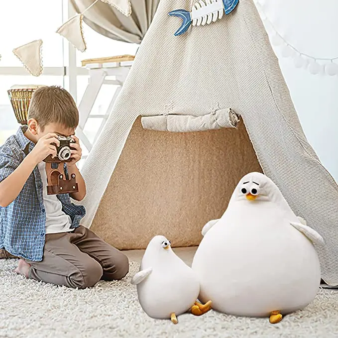 Customized Cute Seagull Fat Chicken Plush Toys - Funny Stuffed Animals