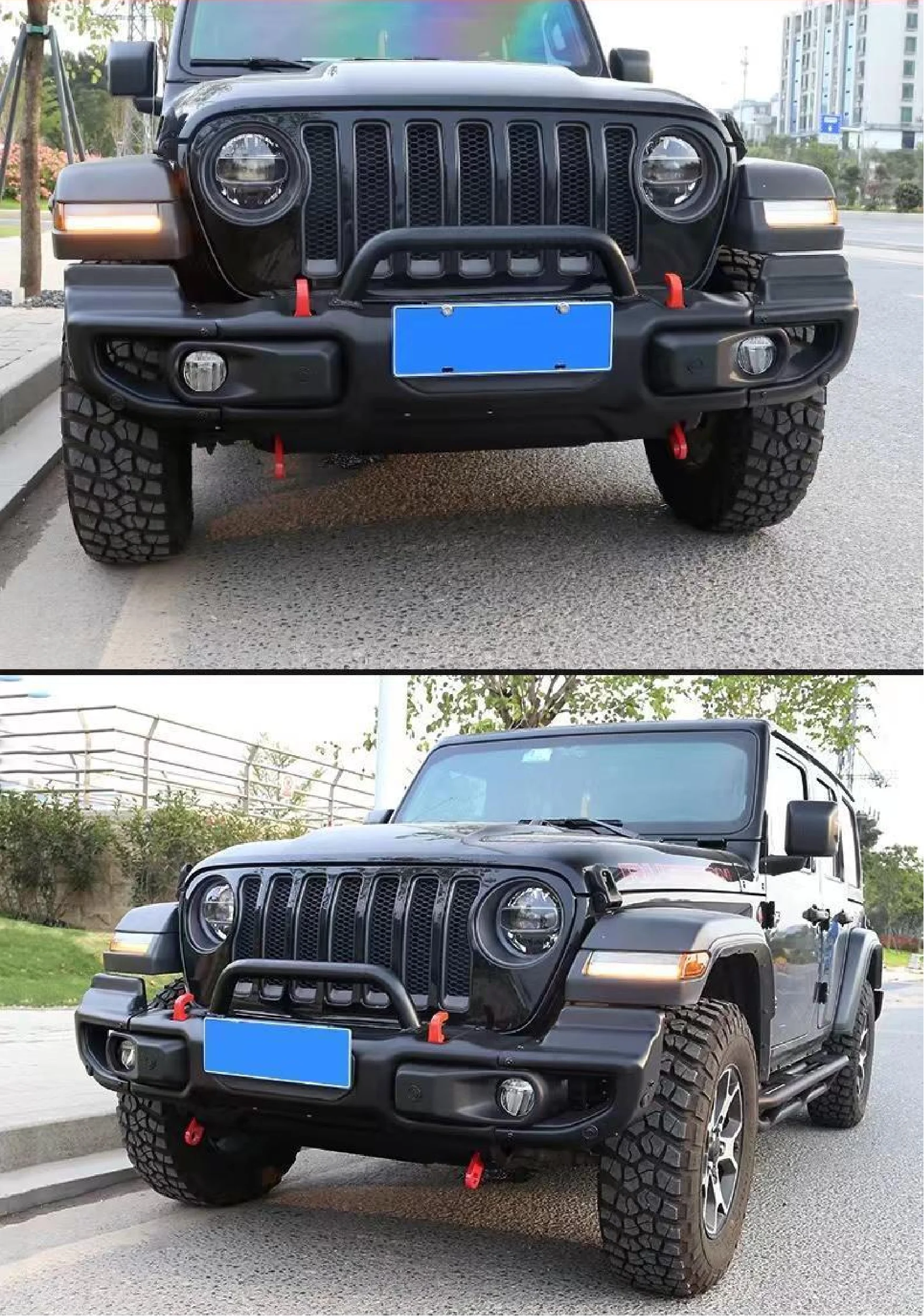 Modified Original Style Front Bumper Kit For Jeep Car Spoiler Car ...