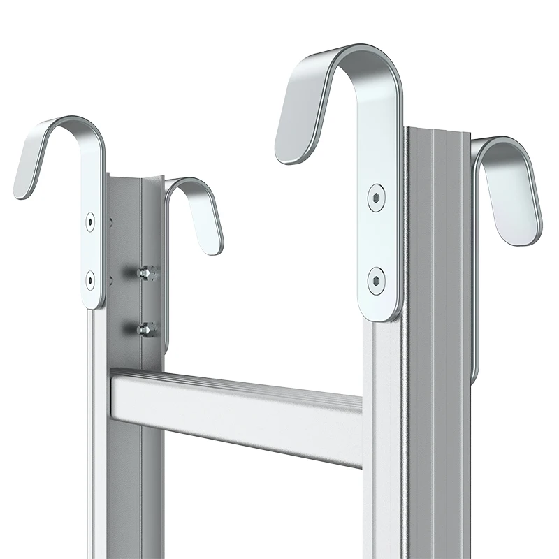 Aluminum "l" Shaped One-sided Straight Ladder For Hanging On Pipes ...