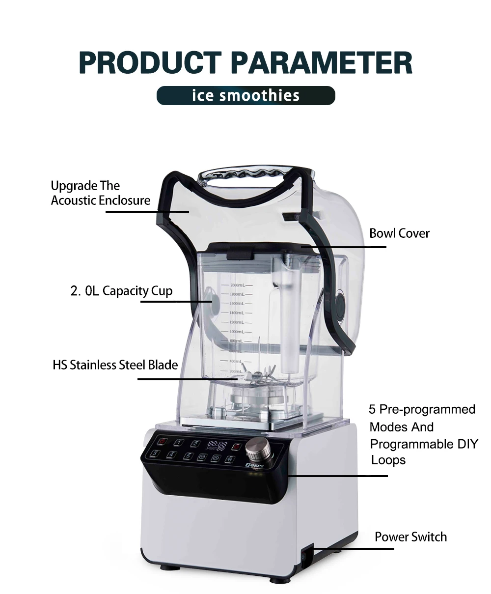 Powerful 2l Industrial Professional Kitchen Appliances Commercial ...