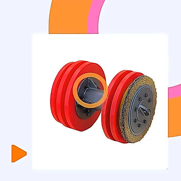 Customized Pipe Pigging Magnetic Frame Pu Disc Scraper Pig With Steel ...