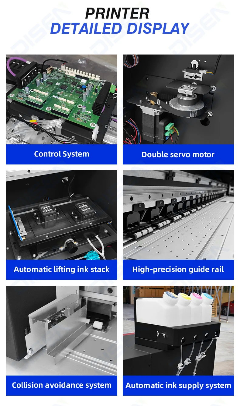Commercial Large Format Digital Wall Printing Machine Eco Solvent Uv ...