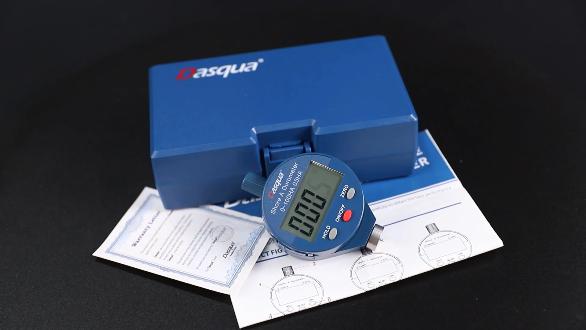 Dasqua 0-100ha Large Led Display Digital Shore A Durometer Soft Rubber ...