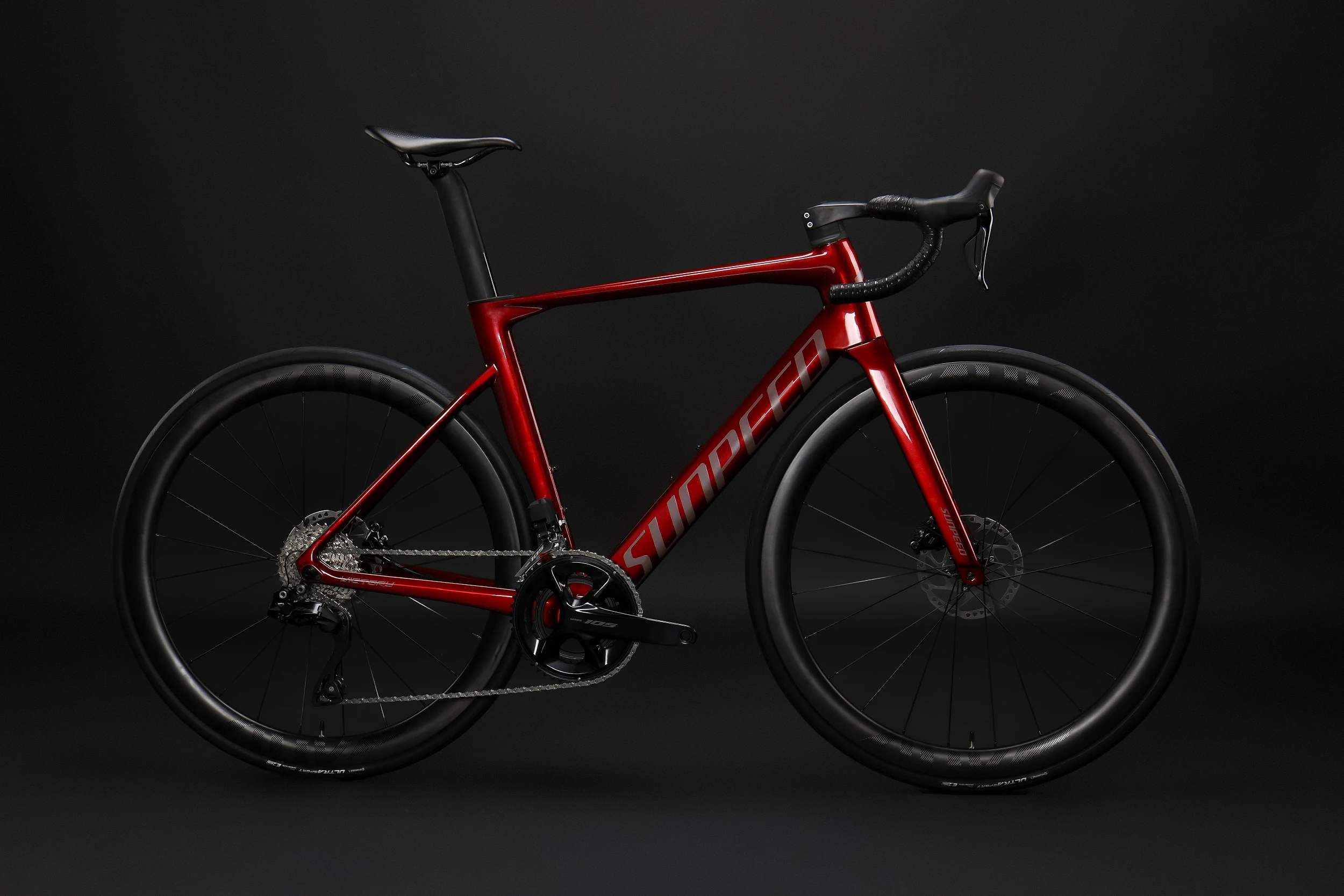 SUNPEED VICTORY - 700C Carbon Road Bike with 24 Speeds