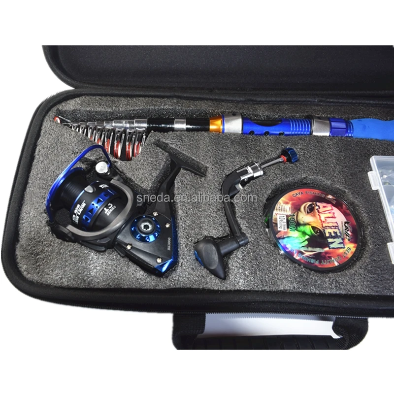 Telescopic Fishing Rod And Reel Combo Set With Fishing Line,Fishing ...