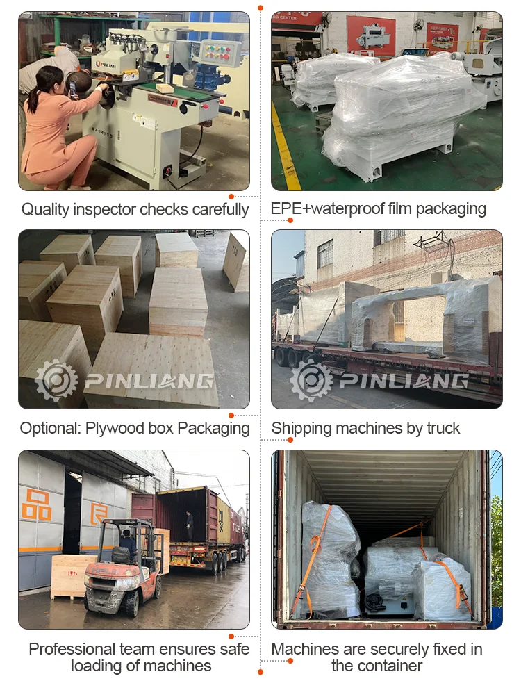 PINLIANG Automatic Industrial Wood Cross Cutting Machine Woodworking ...