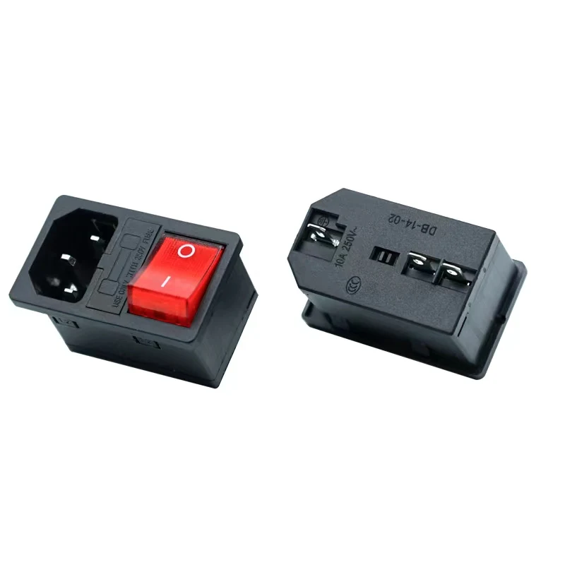 Iec Electrical Switch Connector Female Plug Ac Power Inlet Medical ...