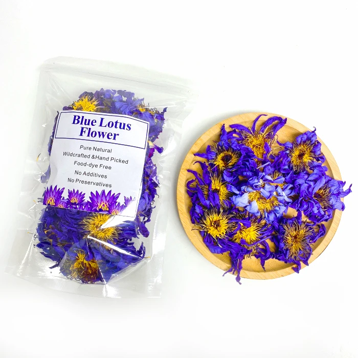 2024 Hot Sale 100% Natural Dried Whole Blue Lotus Blooming Flower Tea ...