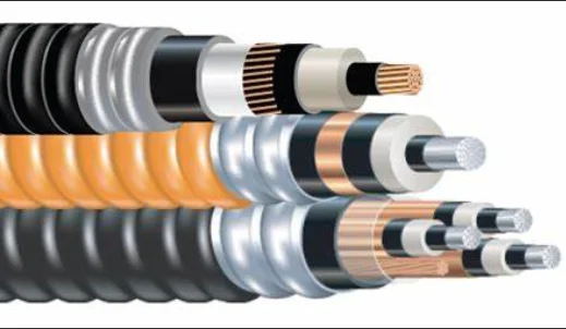 Xlpe/pvc/aia/pvc Single Conductor Unshielded Armored Power Cable 5kv ...