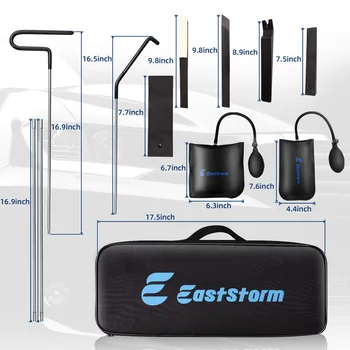 Professional 14pcs Auto Quick Open Slim Jim Car Door Opener Tool Kit ...