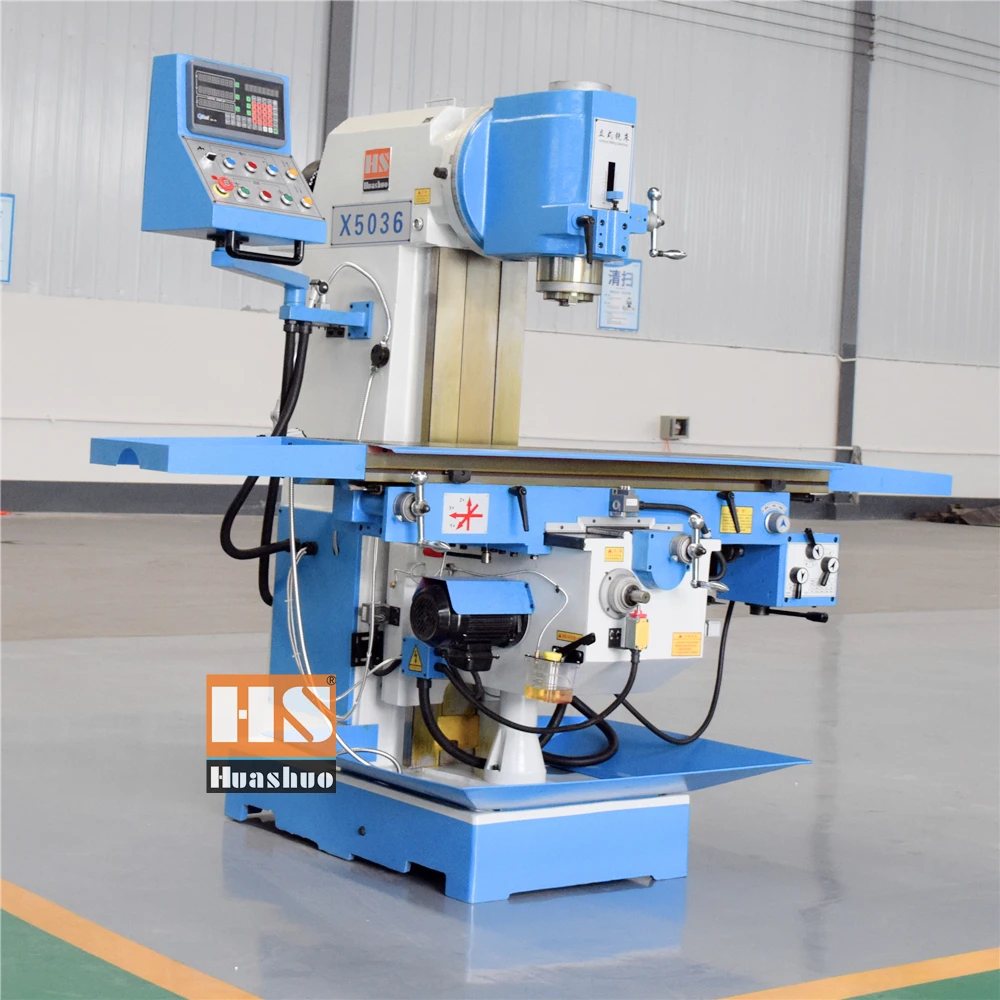 X5036 Turret Drill Milling Machine Horizontal And Vertical Milling ...