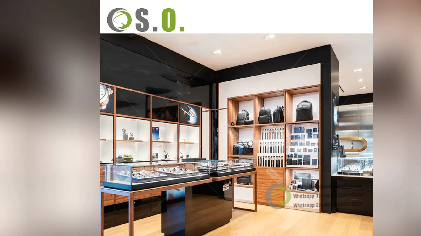 Fashion Luxury Watch Shop Counter Design Modern Design Watch Display ...