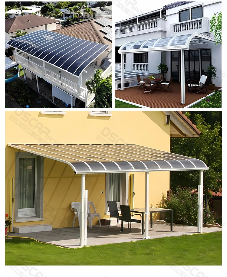 H Metal Designs Outdoor Garage and Canopy Aluminum Structures