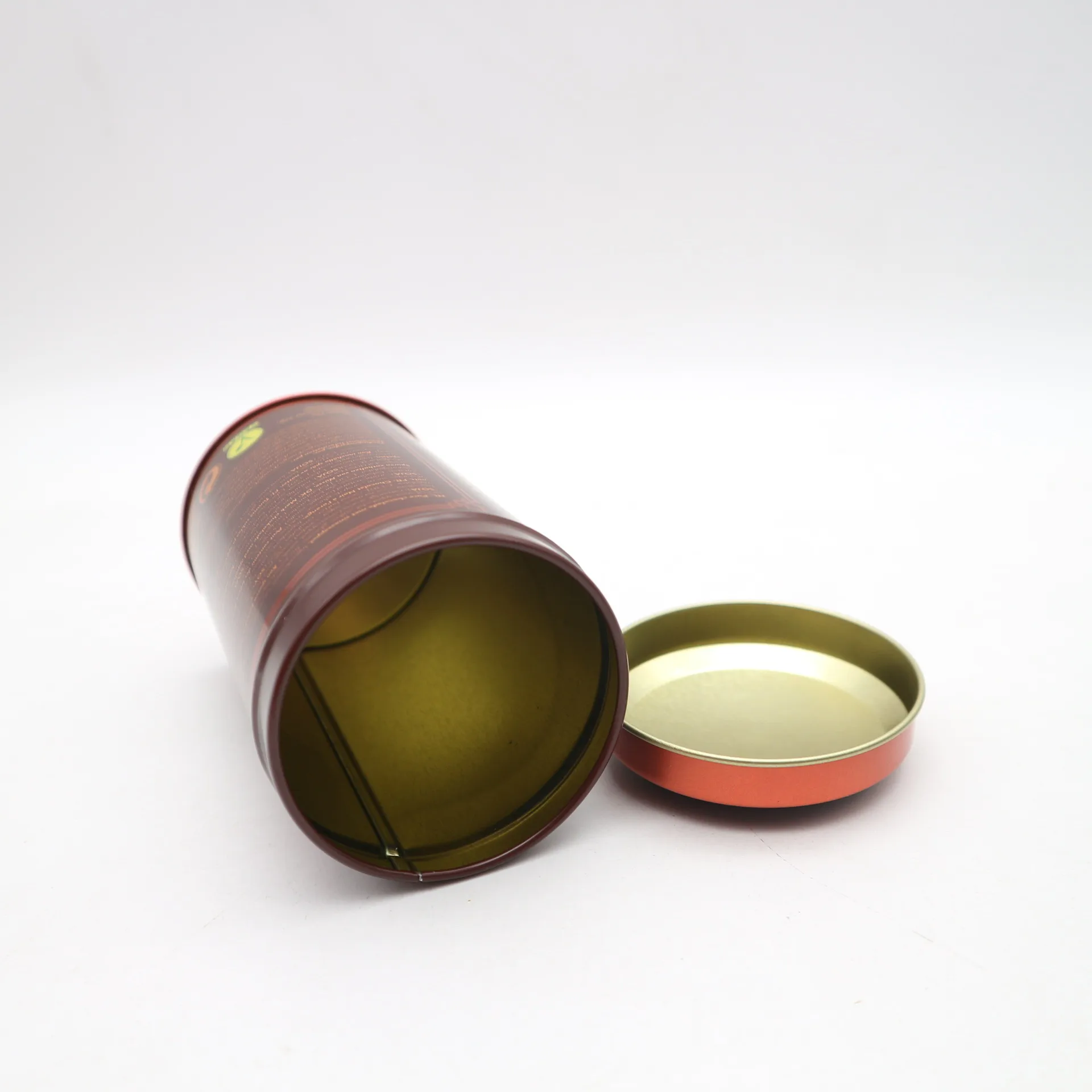 Custom Printed Cylinder Metal Tin Container Packaging For Chocolate ...