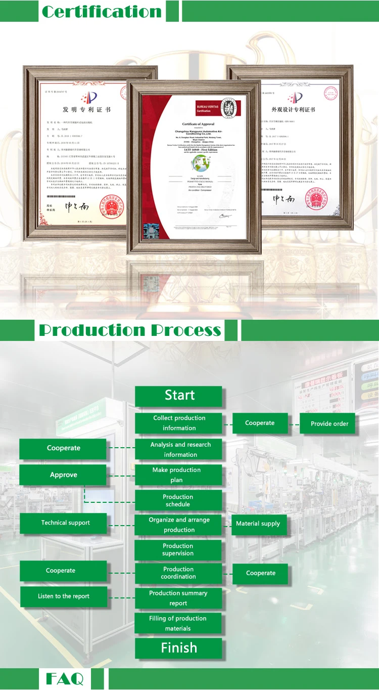 Auto Ac Compressor Low Cost 12v Oem 6088221R4 6188975R3 for Toyota ...