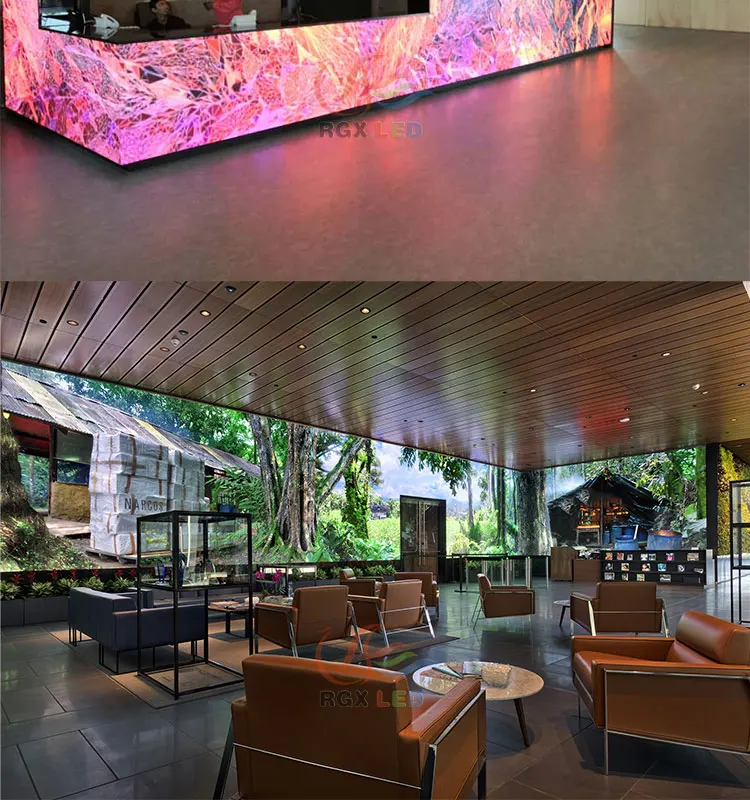 Right Angle Led Video Wall Panel Custom Shape Indoor P2.5 Wifi Remote ...