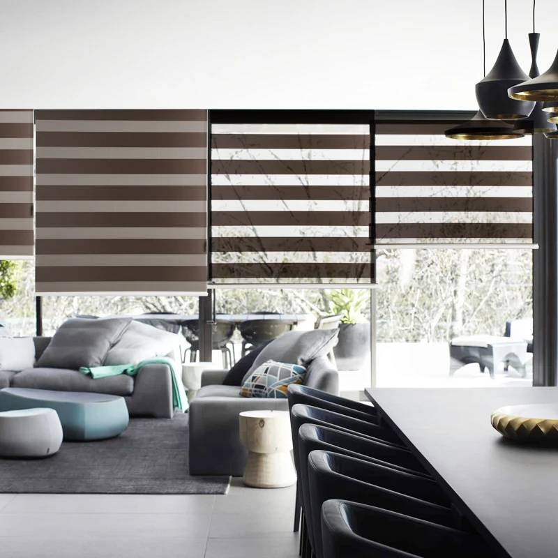 Electric Zebra Blinds Motorized Wifi Wireless Google Home And Alexa ...