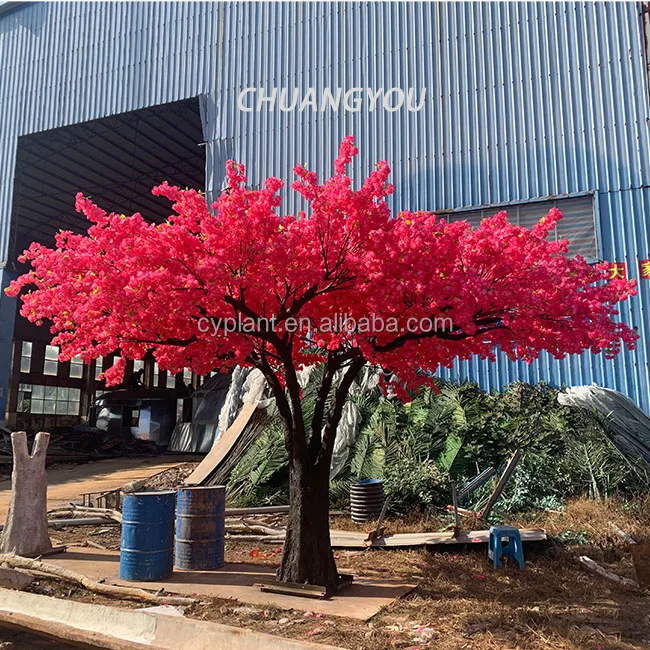 330cm Fiberglass Artificial Cherry Blossom Tree Artificial Flower Tree ...