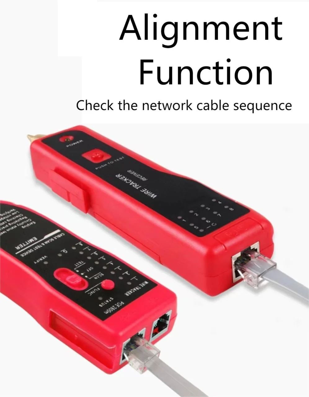 Professional RJ11 RJ45 Cable Tester Wire Tracker Network Line Finder ...