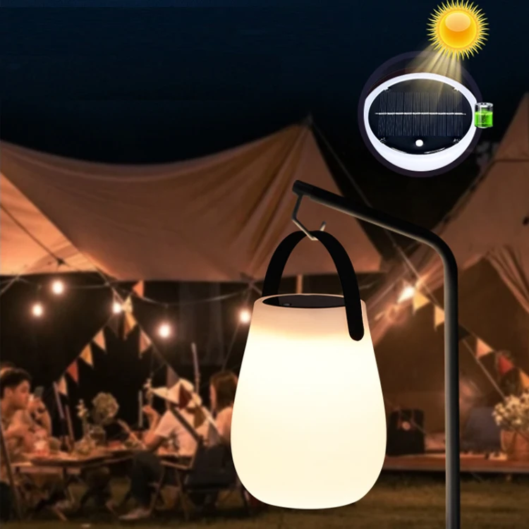 Hot Sale USB C Rechargeable Solar Garden Lights RGB Light Color Solar ...