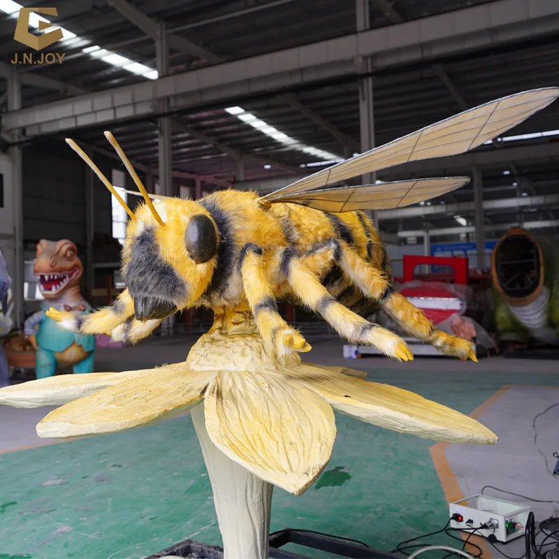 Ap03 Waterproof Playground Statue Robot Animatronic Bee Simulate Insect ...