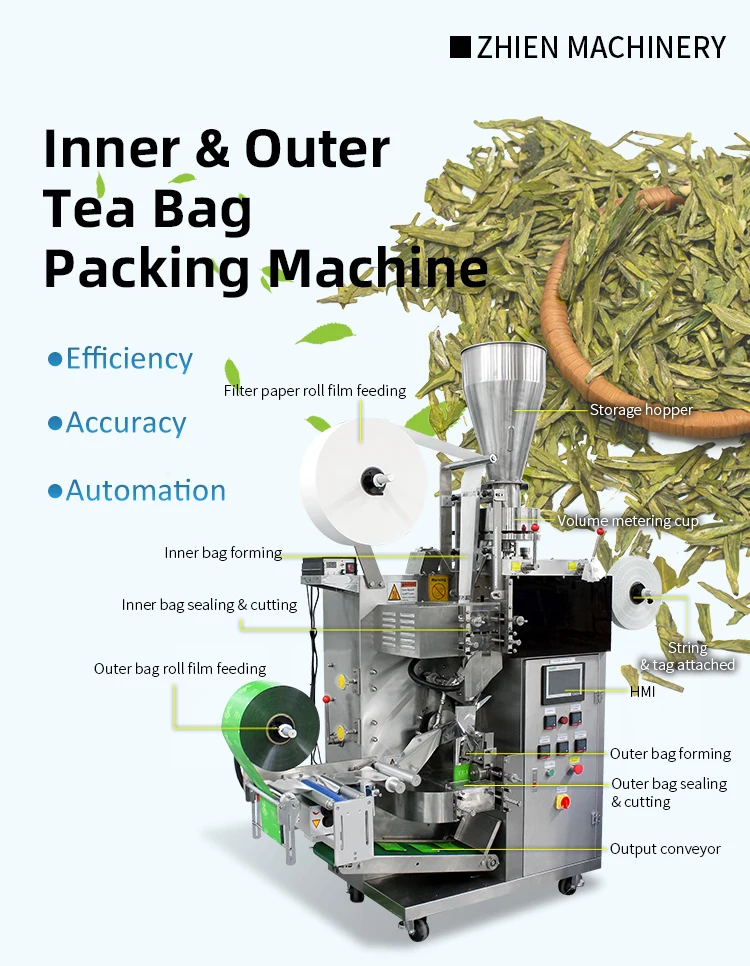 Automatic Tea Bag Packing Machine - Efficient & Reliable