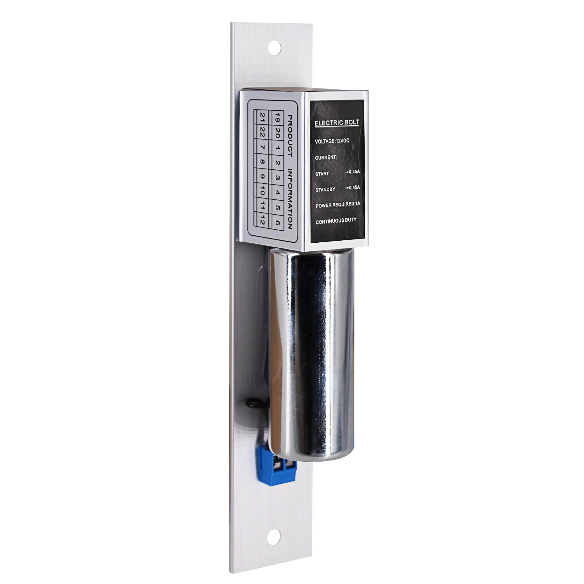 Secukey Electric Drop Bolt Door Lock Dc 12v Magnetic Induction Auto ...
