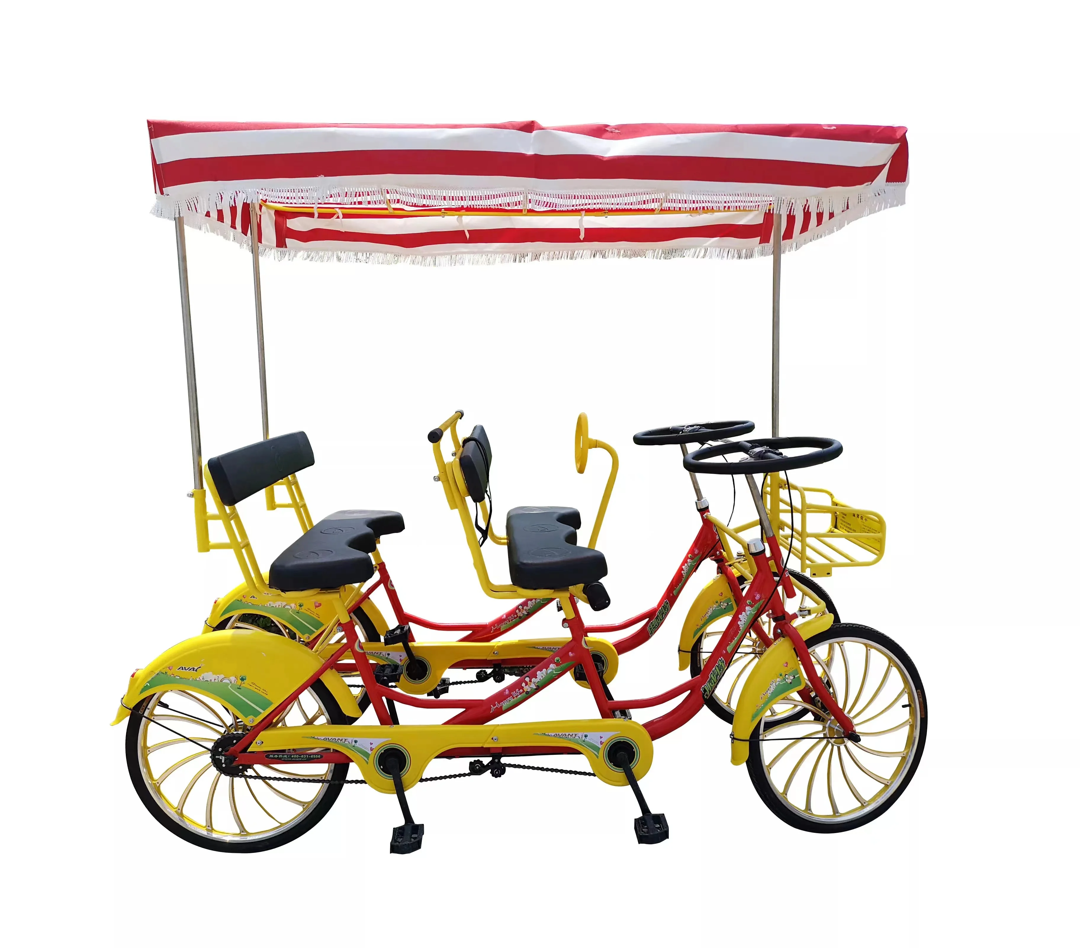 new design tandem bicycle for family adult tandem bikes 4 seater tour ...