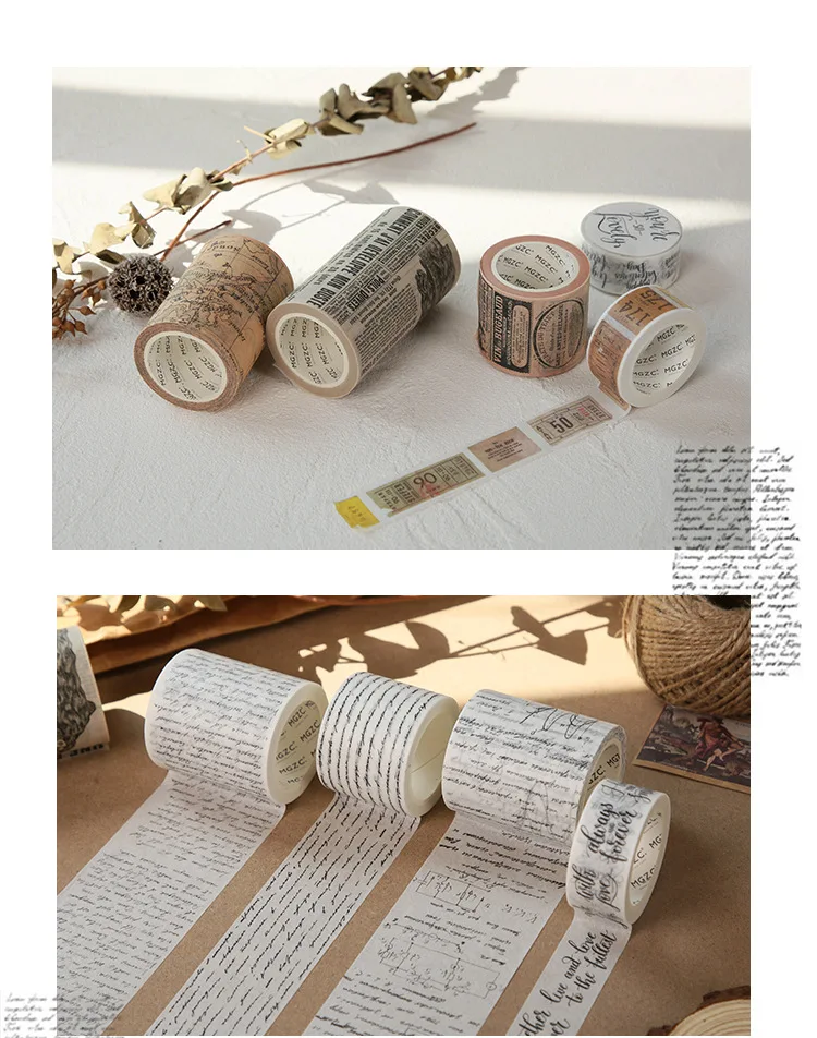Paper Tape Journal Diy Sticker Gothic Style Tape Cross-border Retro ...