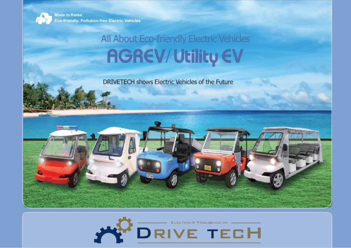 [drivetech Co.,Ltd] Electric Mini Truck Drivetech Electric Vehicle ...